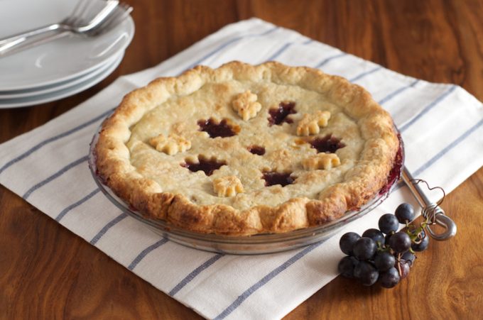 Concord Grape Pie